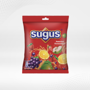 SUGUS CHEWY CANDY POUCH ASSORTED FLAVOURS 100G - AsianGoodie